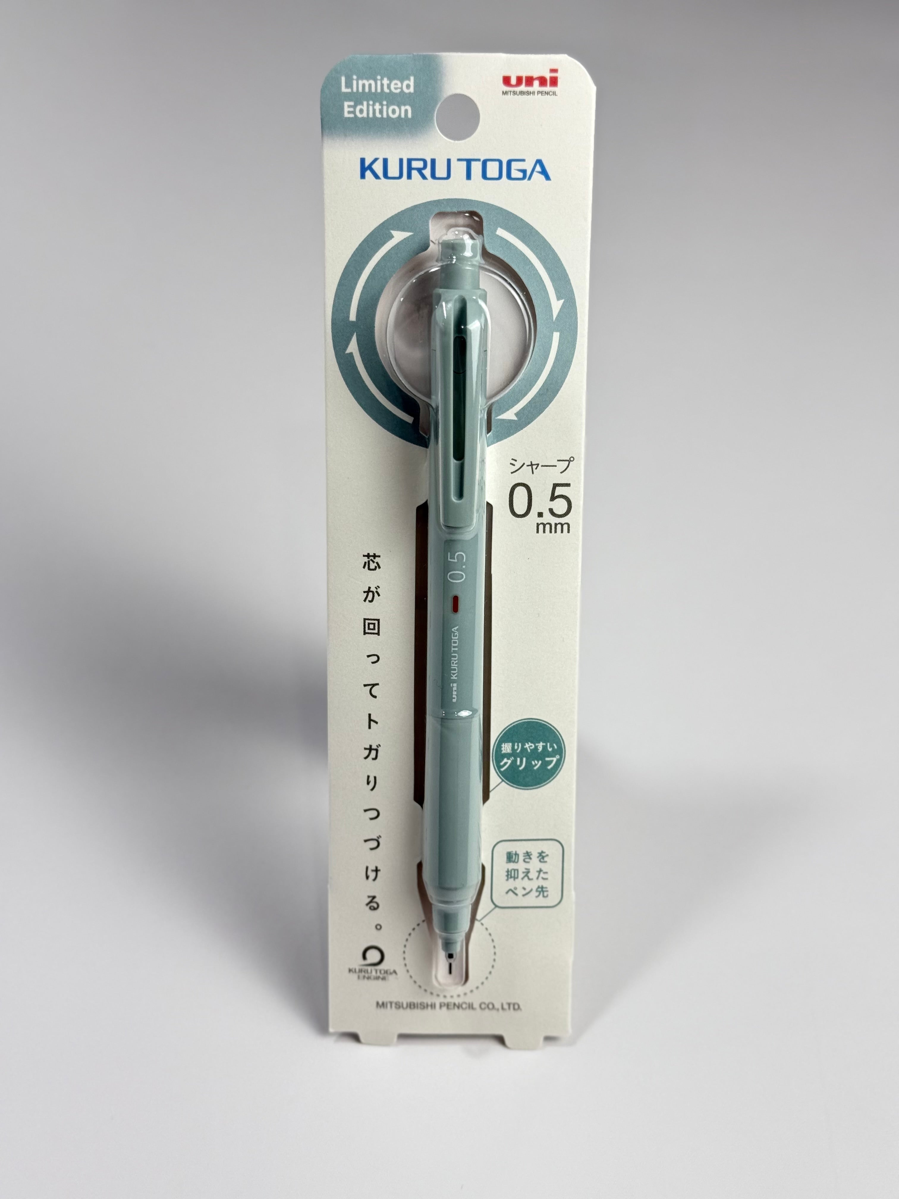 [LIMITED EDITION] Kurutoga Mechanical Pencil | Misty Blue | 0.5mm | Nikki Note